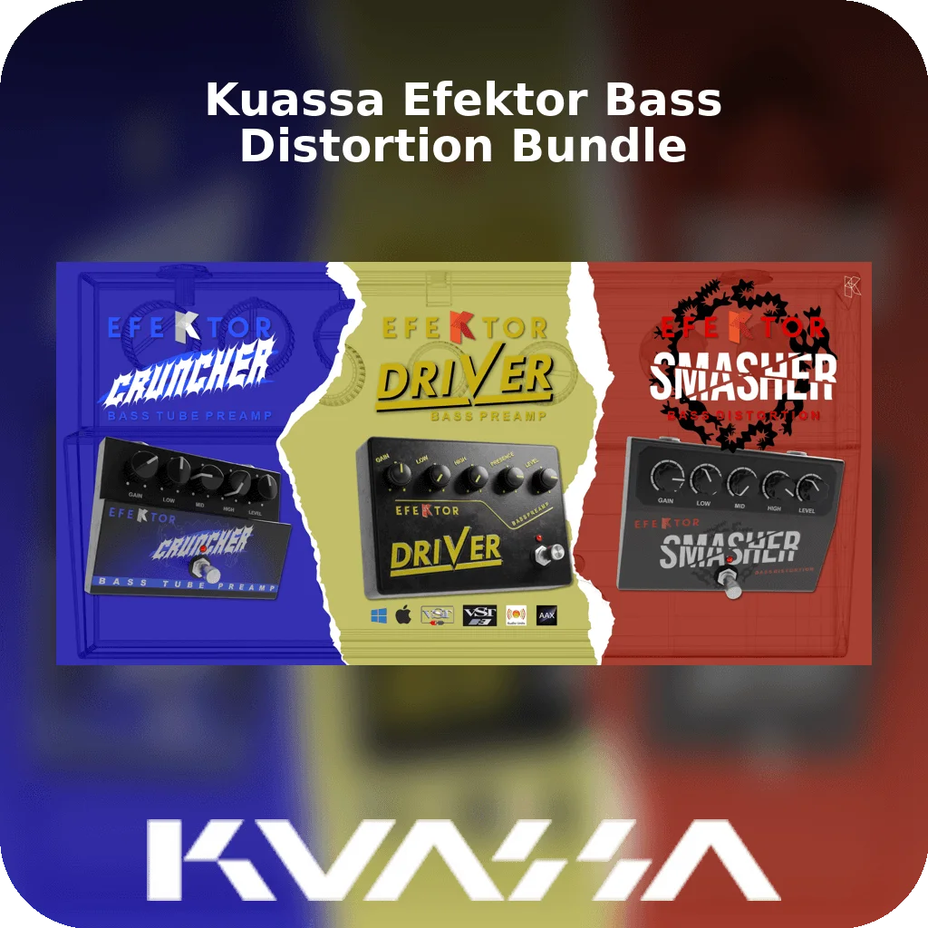 Kuassa Efektor Bass Distortion Bundle | Bound Plugins