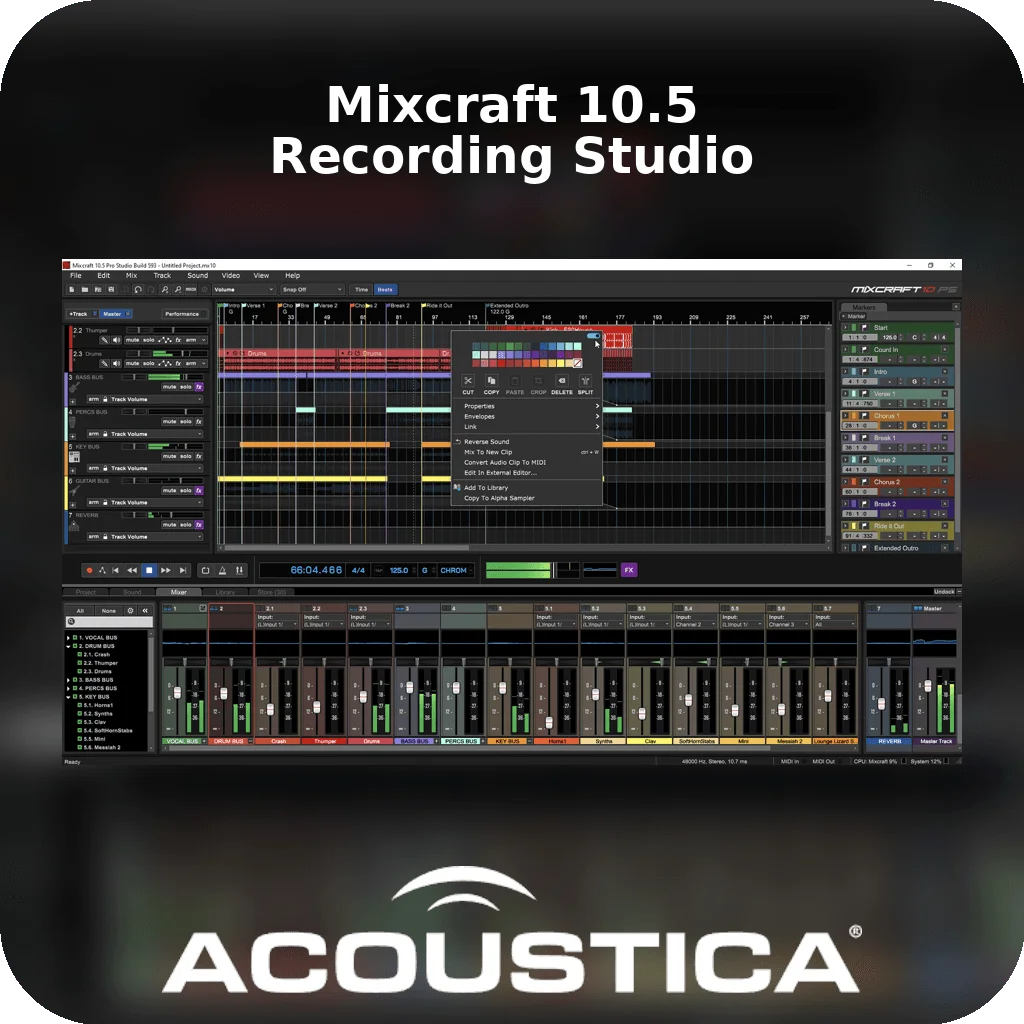 Mixcraft 10.5 Recording Studio | Bound Plugins