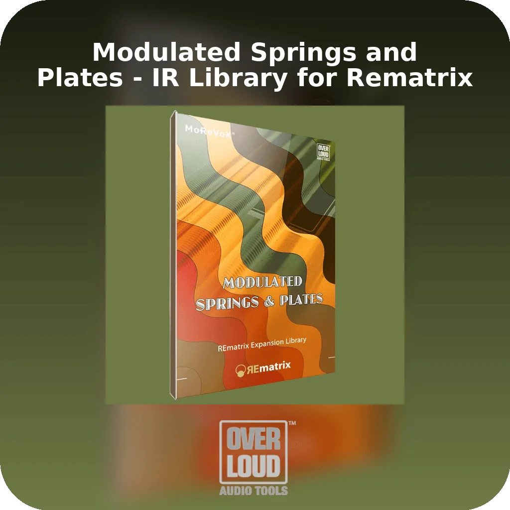 Modulated Springs and Plates - IR Library for Rematrix | Bound Plugins